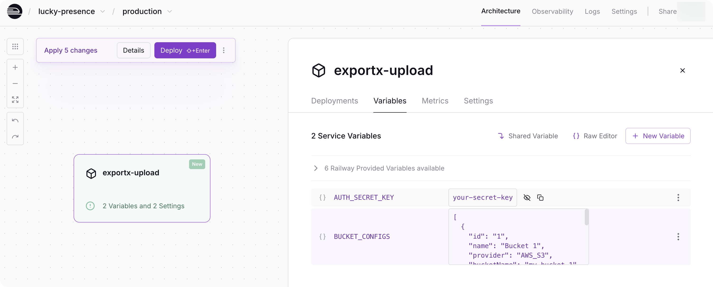 Deploy Upload Service Using Docker